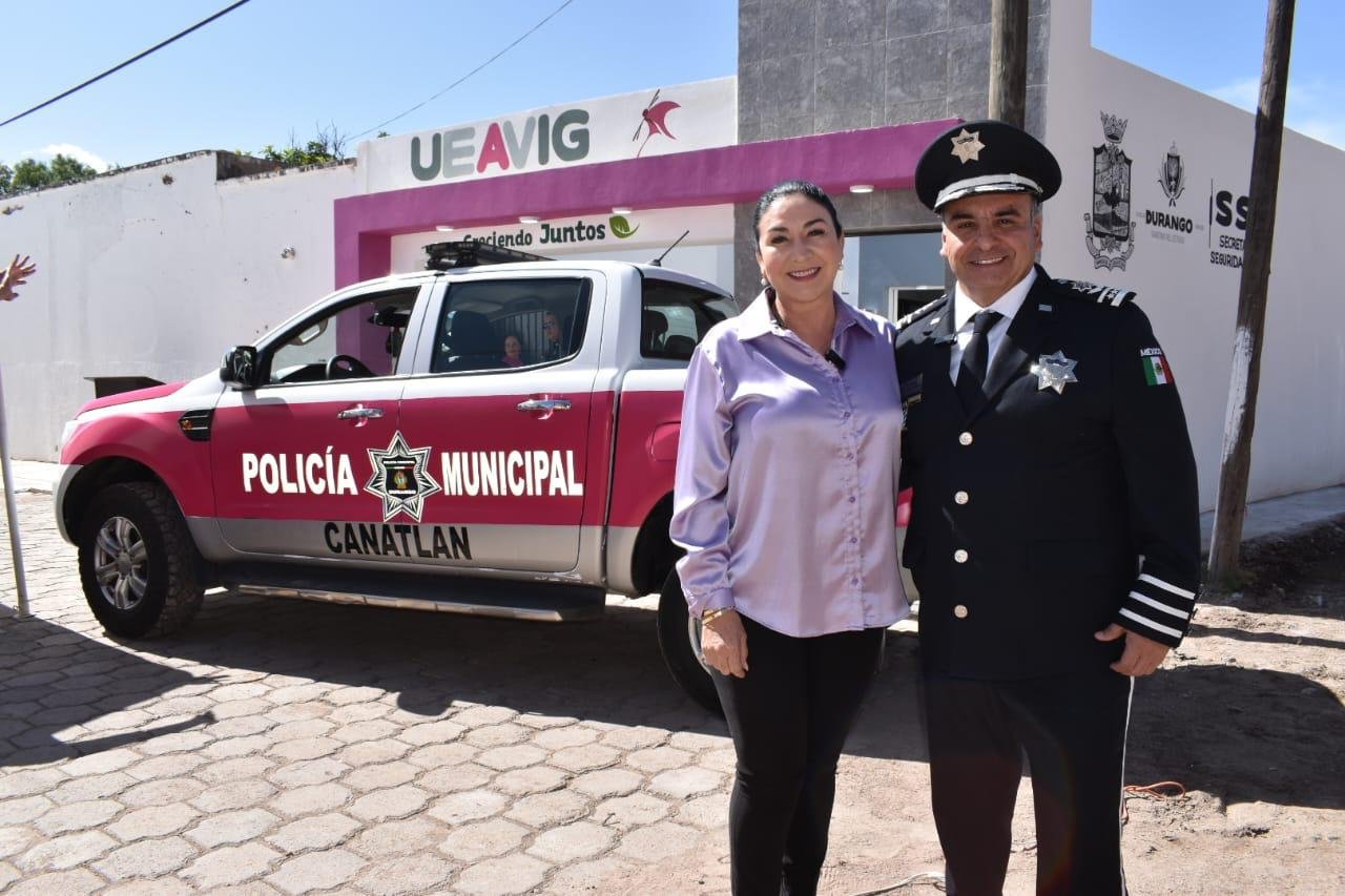 Secretario de Seguridad y Alcaldesa de Canatlán inauguran unidad de ...