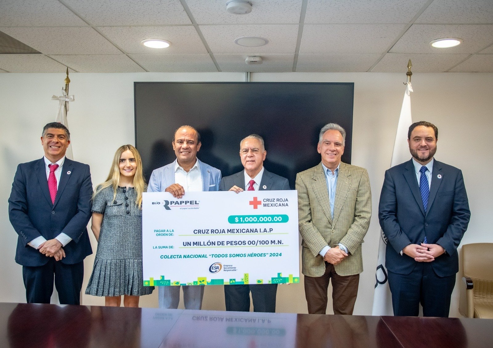 Bio-Pappel dona un millón de pesos a la Colecta Nacional de la Cruz ...