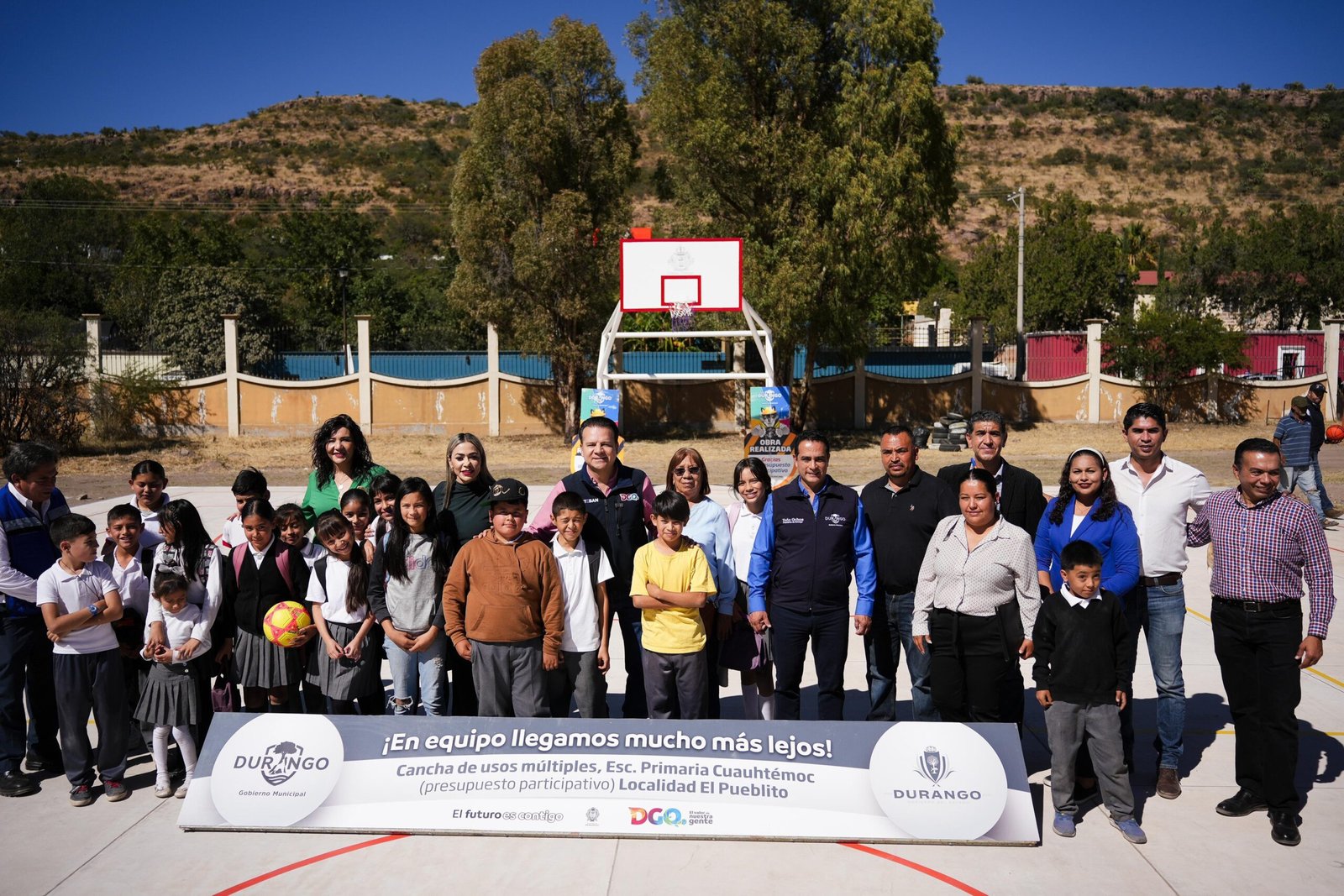 Nueva cancha de usos múltiples en “El Pueblito”* – Contexto de Durango