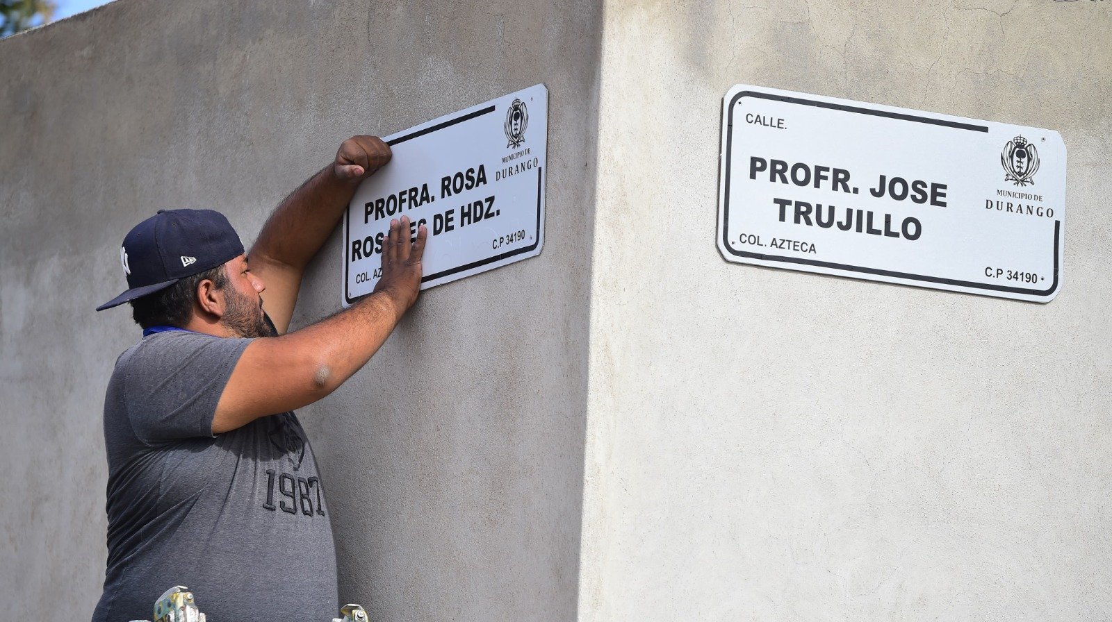 Durango se señaliza con más de 900 Placas de Nomenclatura para Mejorar ...