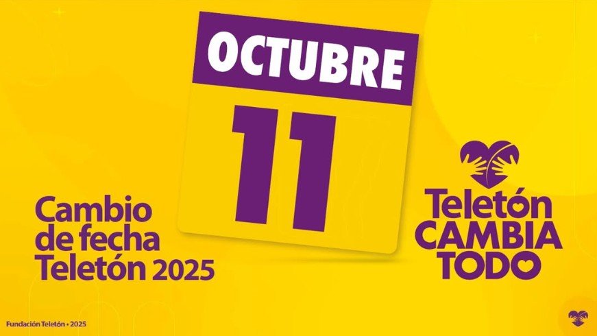 Teletón 2025 cambia de fecha: será el 11 de octubre y busca superar los ...